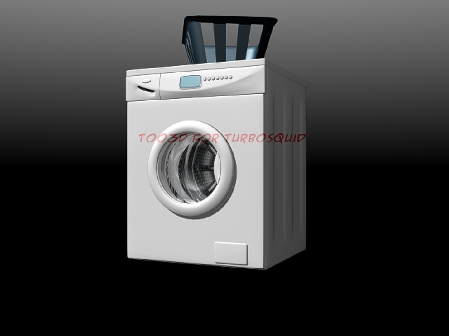 washing machine 3d model