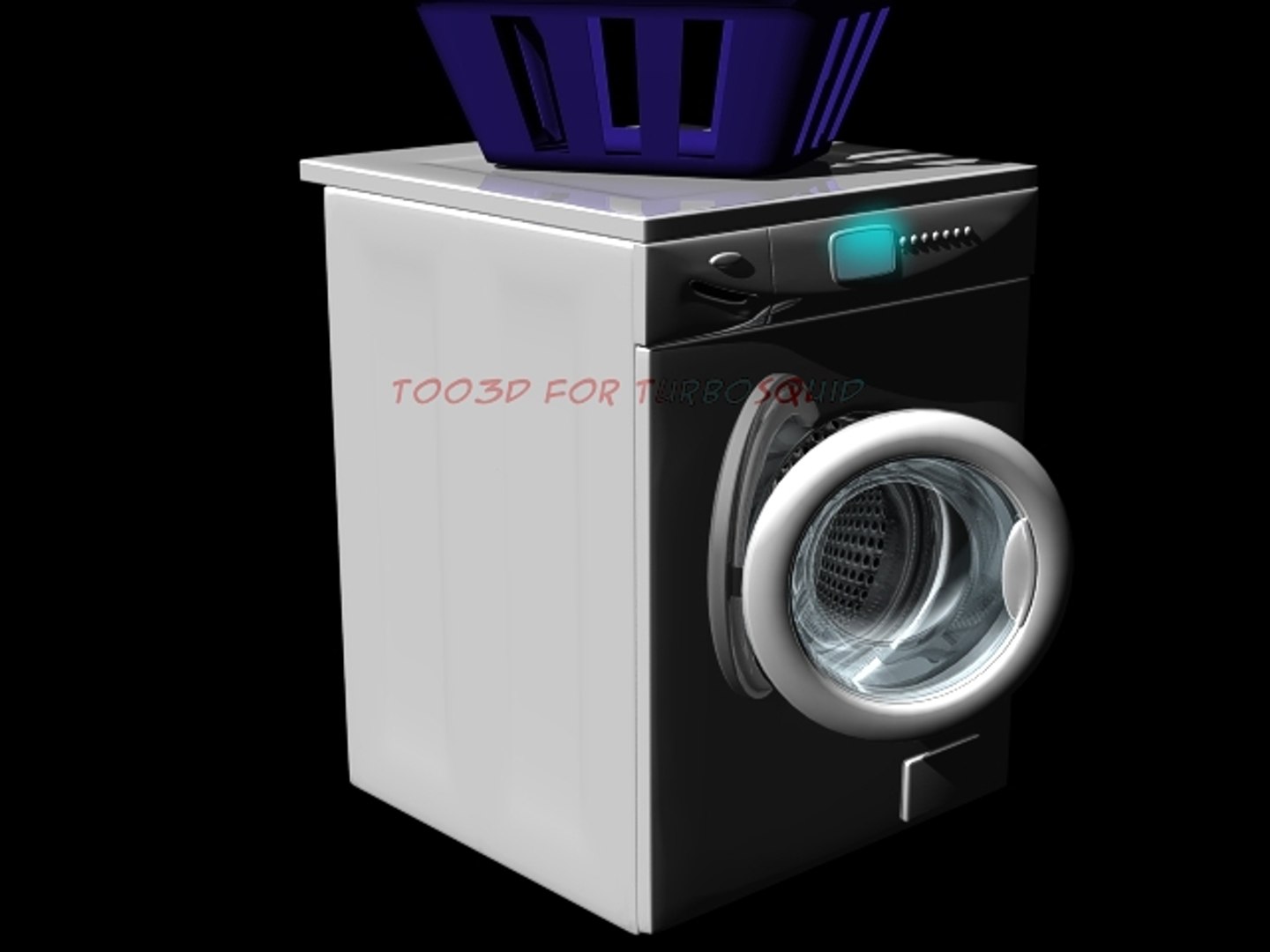 washing machine 3d model