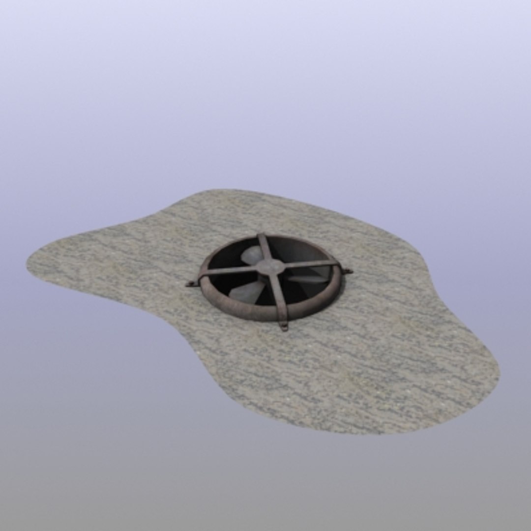 Fan Rust Rusty 3d Model