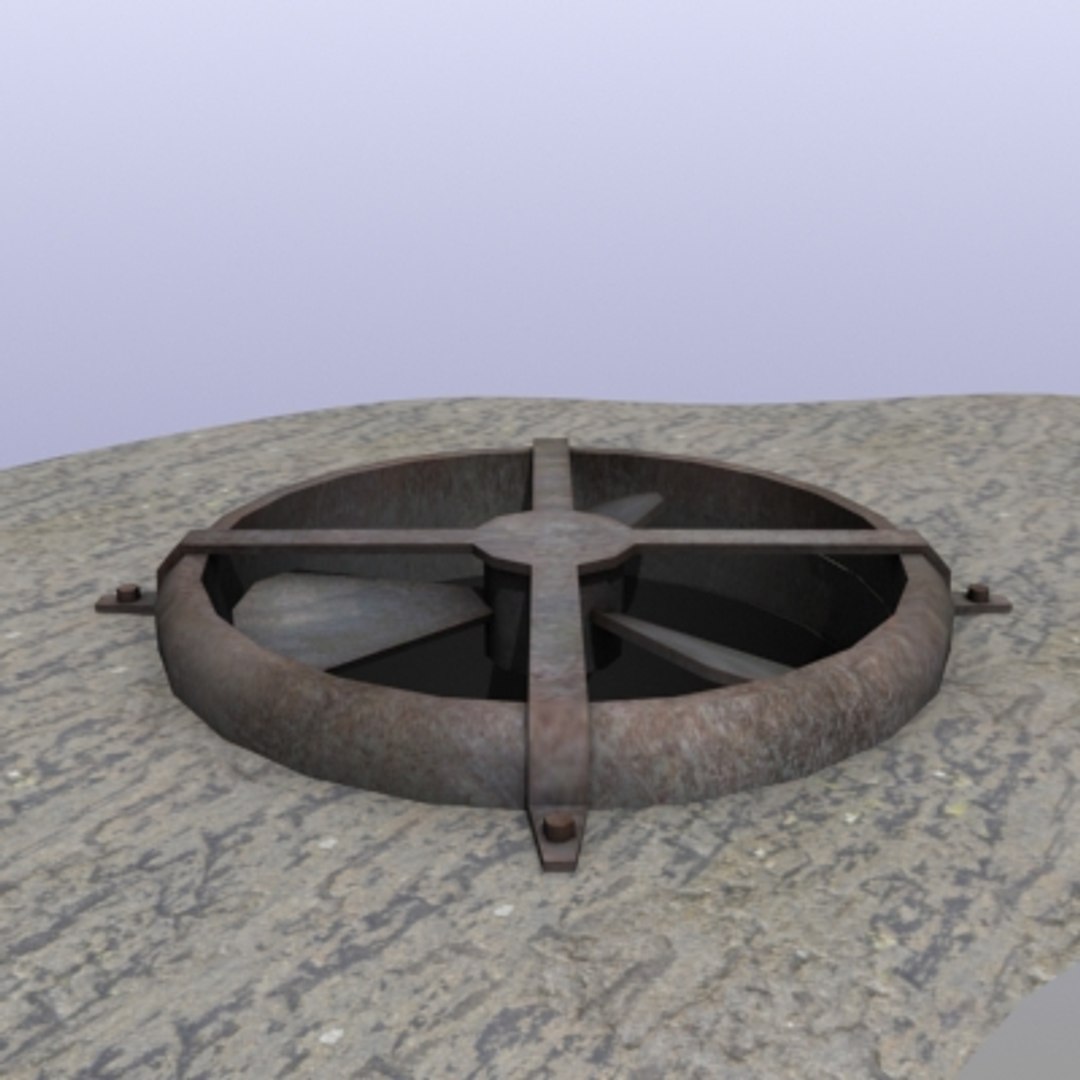 Fan Rust Rusty 3d Model
