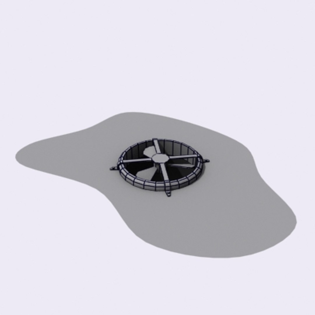 Fan Rust Rusty 3d Model