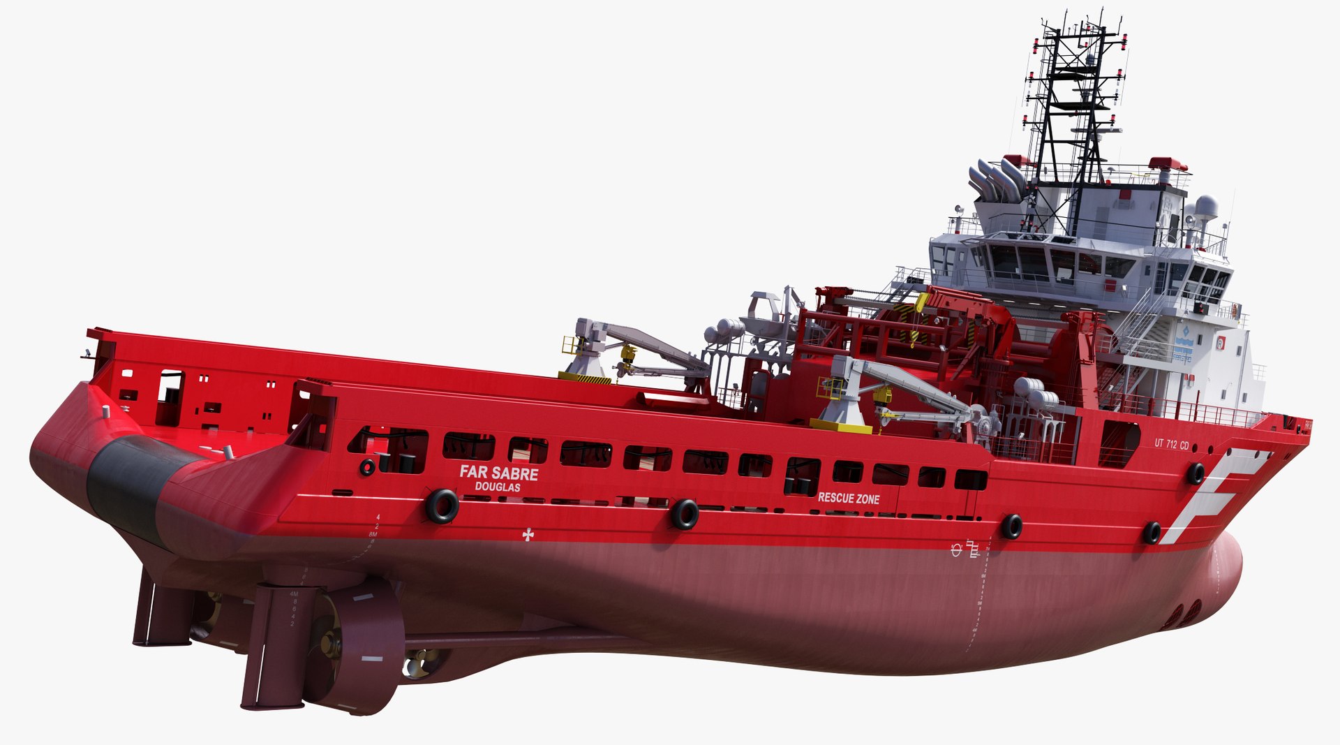 3D ahts ut 712 cd model - TurboSquid 1335216