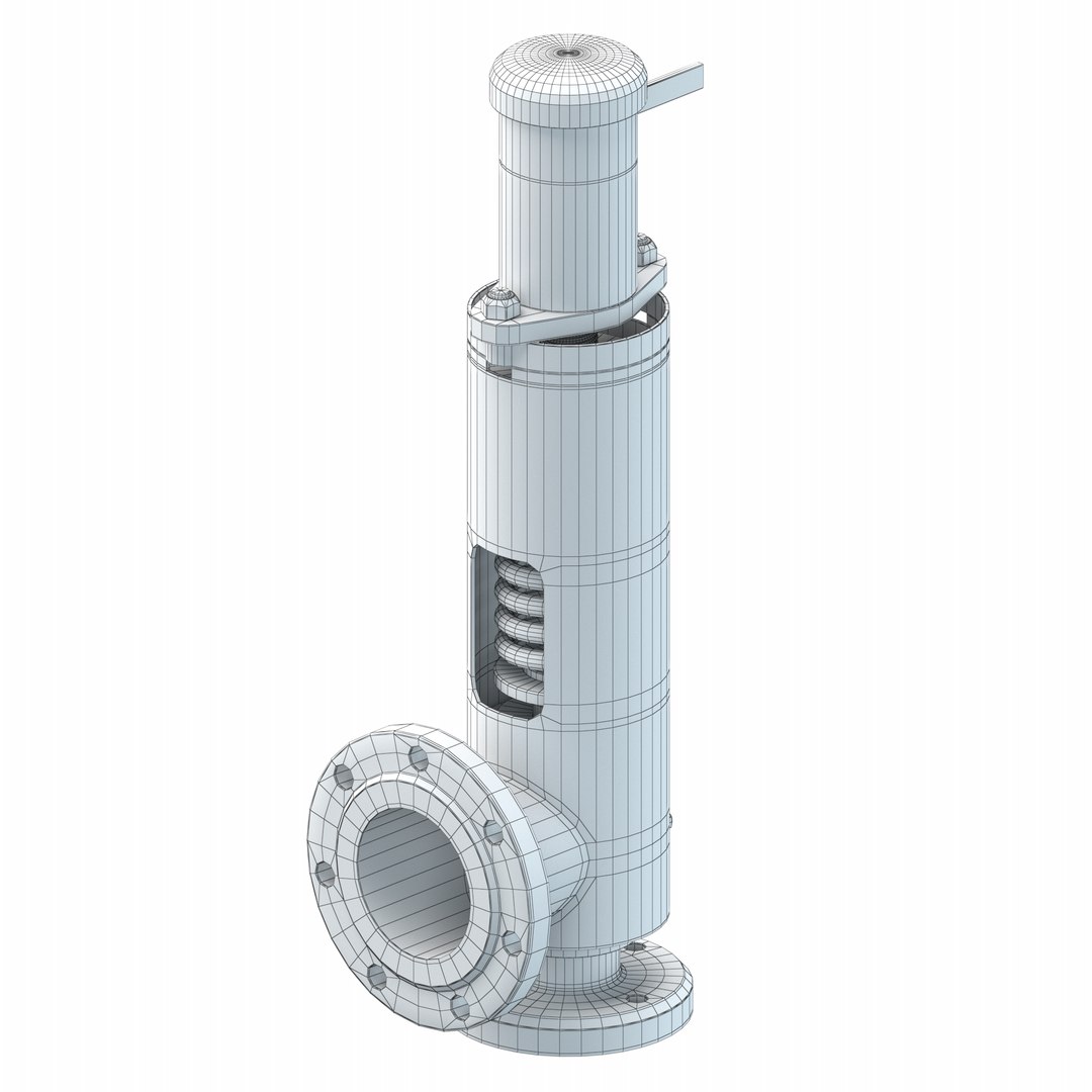 Spring Safety Valve Model - TurboSquid 2009248