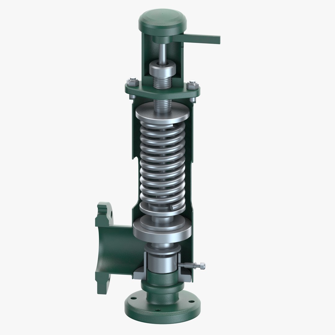 Spring Safety Valve Model - TurboSquid 2009248