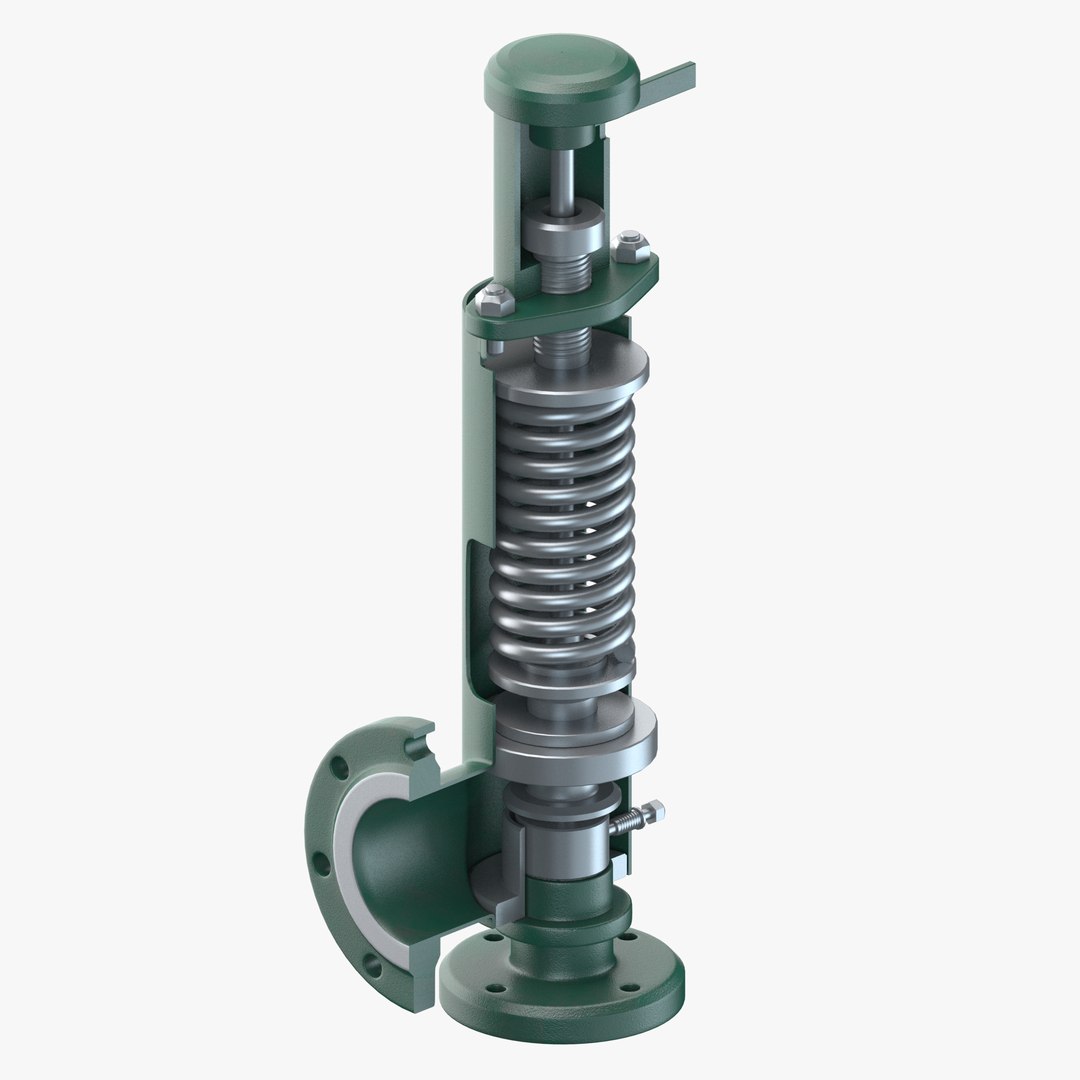 Spring Safety Valve Model - TurboSquid 2009248