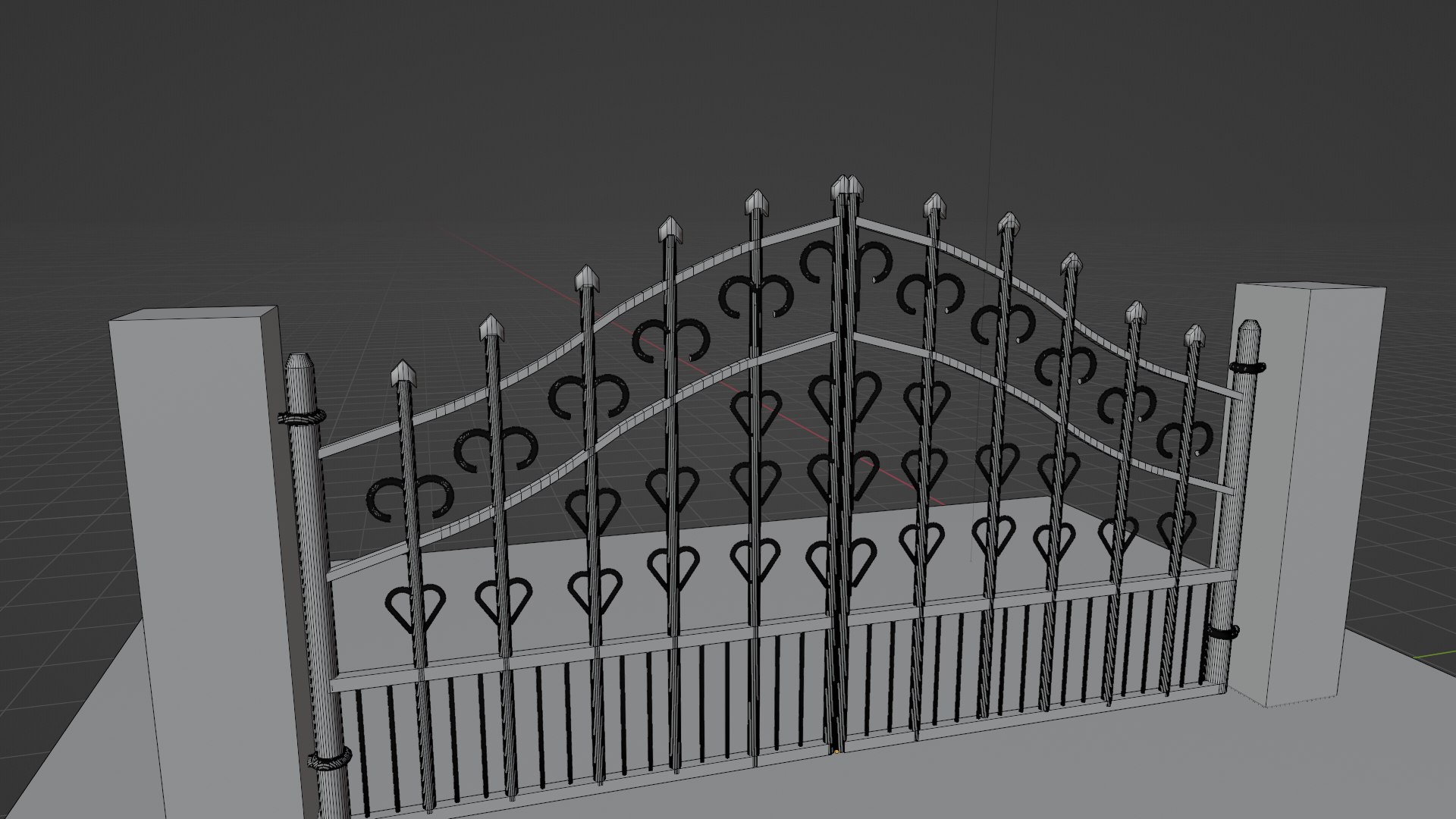 IRON GATE 3D - TurboSquid 1990692