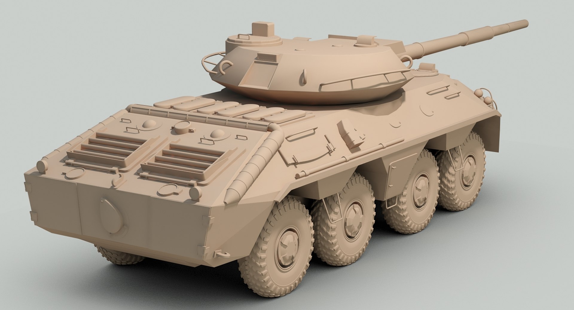 Soviet 2s14 Zhalo Tank Destroyer 3D Model - TurboSquid 1282081