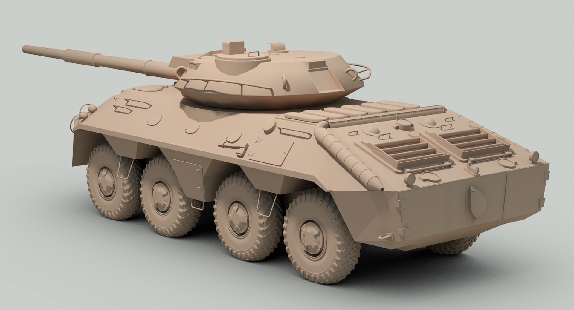 Soviet 2s14 Zhalo Tank Destroyer 3D Model - TurboSquid 1282081