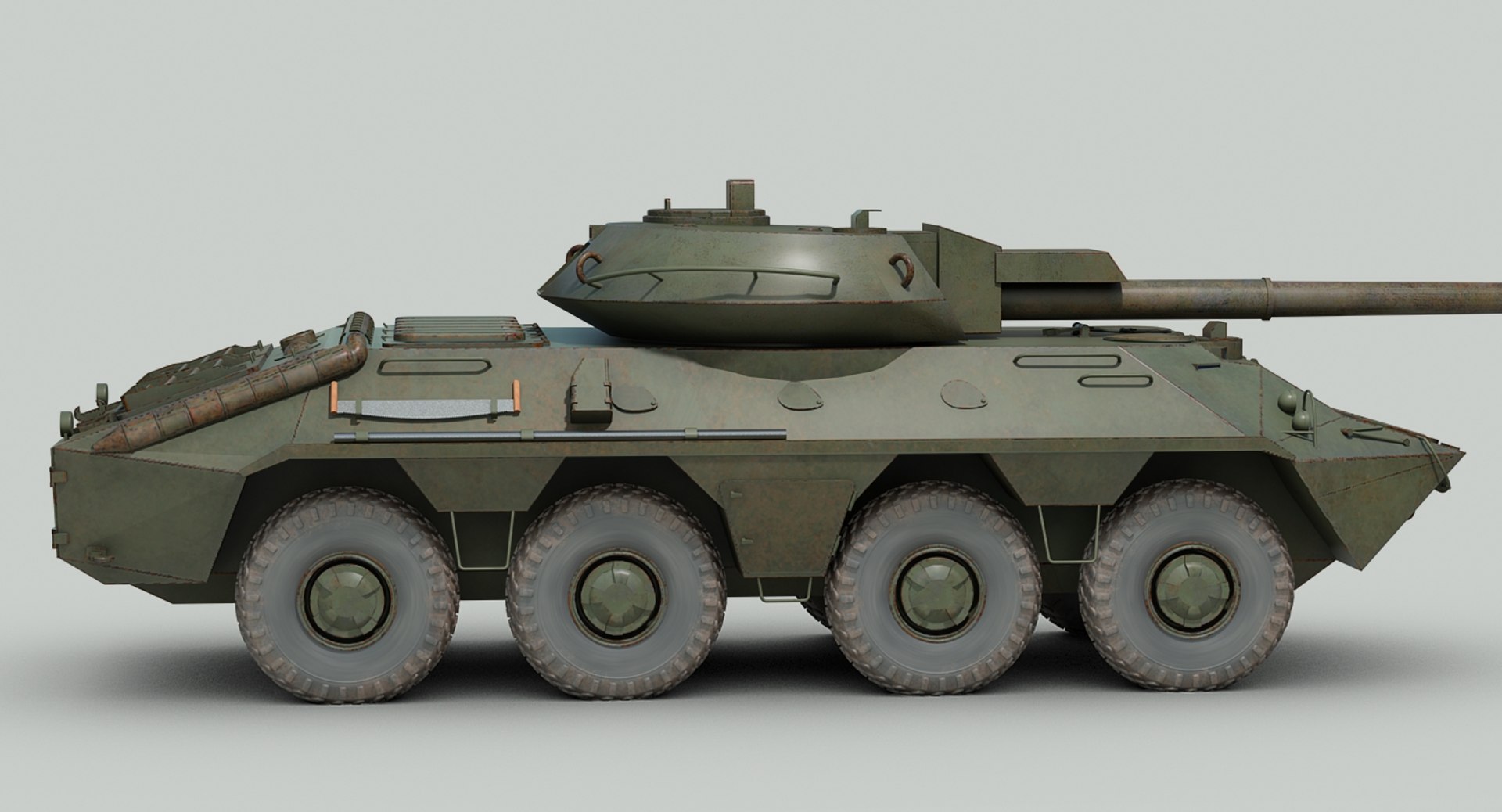Soviet 2s14 Zhalo Tank Destroyer 3D Model - TurboSquid 1282081