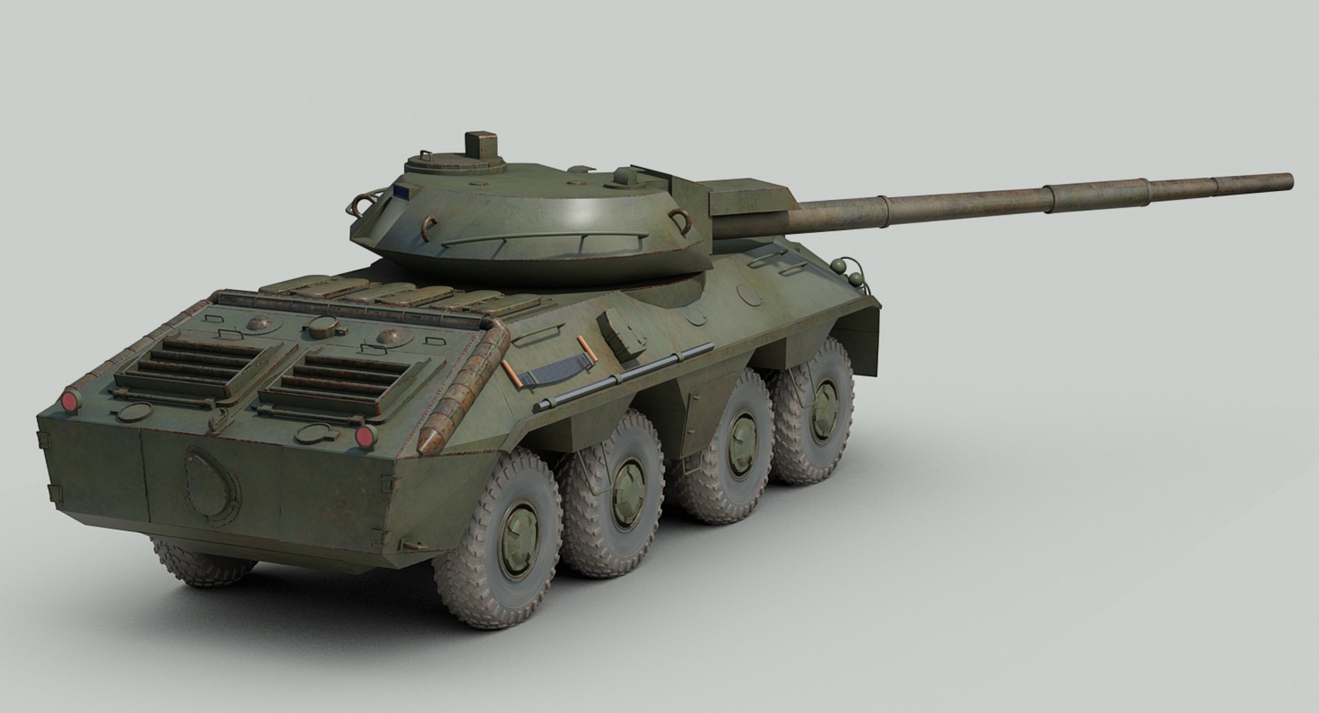Soviet 2s14 Zhalo Tank Destroyer 3D Model - TurboSquid 1282081