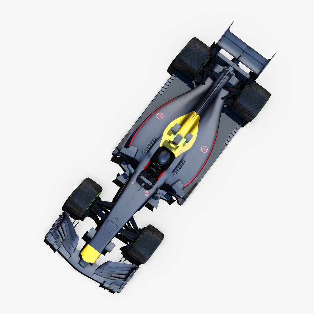 3D Rigged F1 Car 1 Model - TurboSquid 1269573