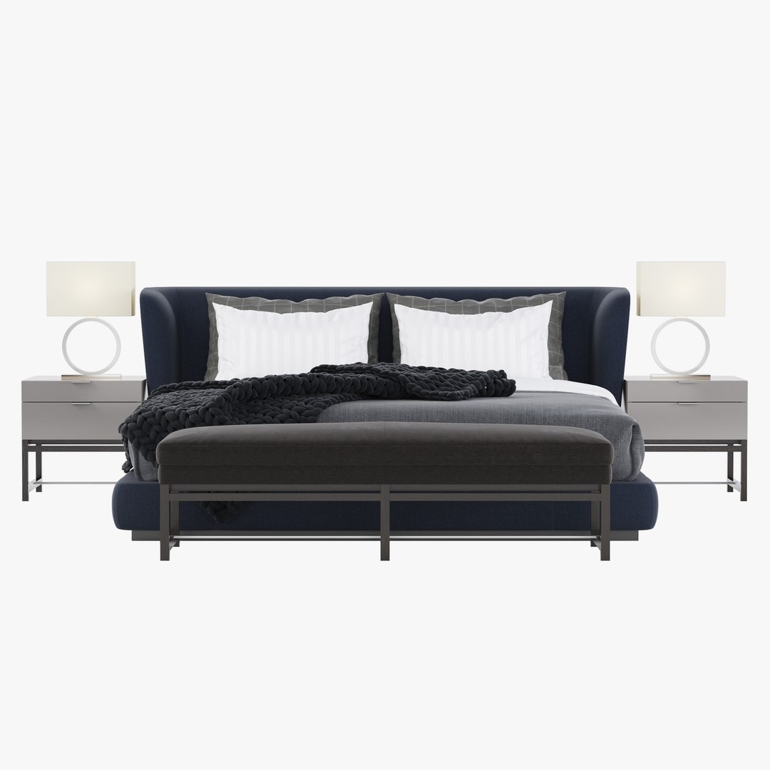 Minotti Creed Set 3D Model - TurboSquid 1239918