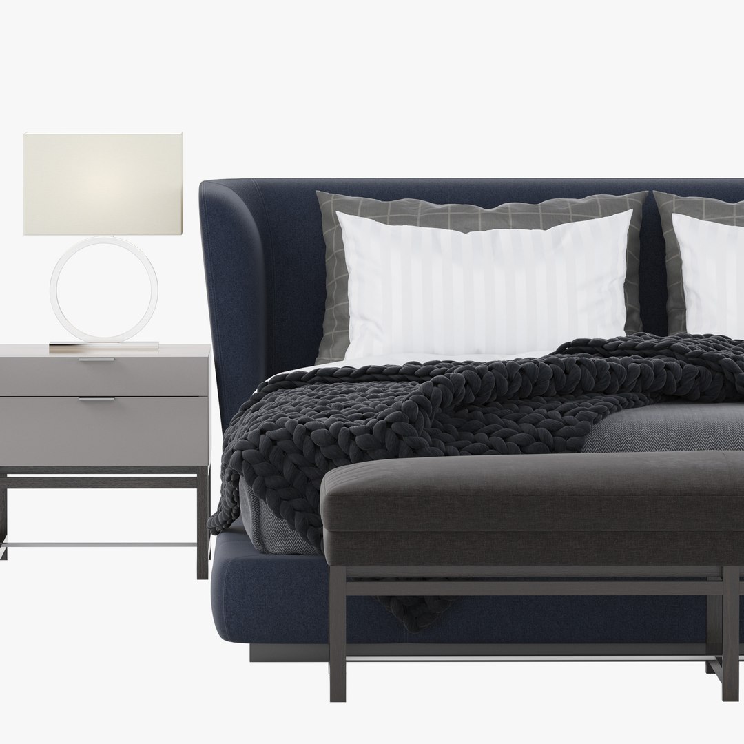 Minotti Creed Set 3D Model - TurboSquid 1239918