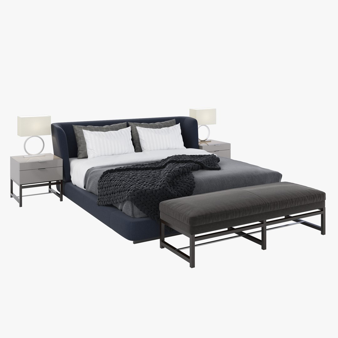 Minotti Creed Set 3D Model - TurboSquid 1239918