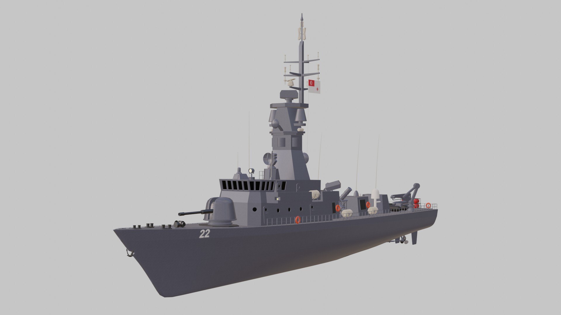 Victory-class Missile Corvette Model - TurboSquid 2248804
