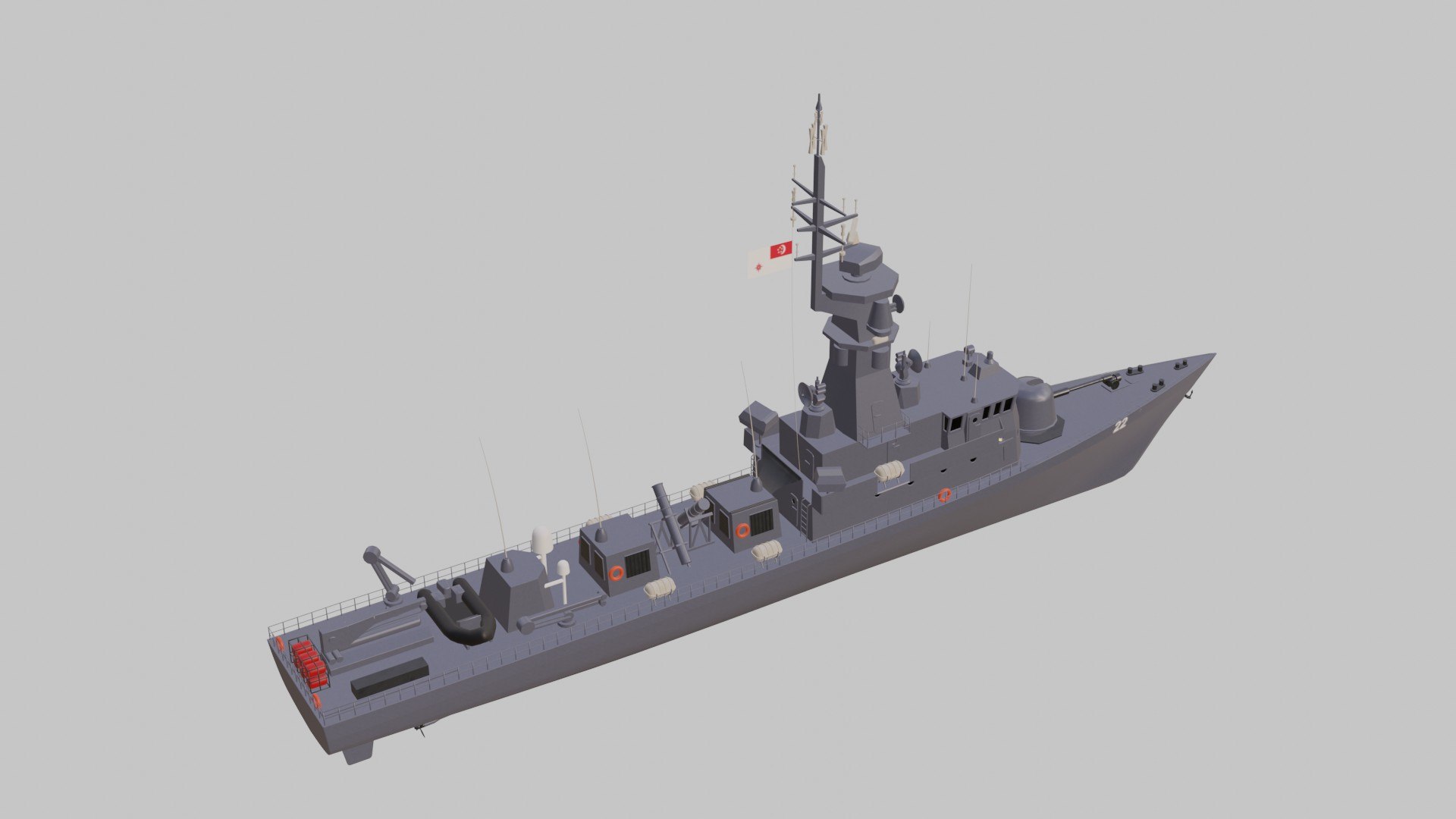 Victory-class Missile Corvette Model - TurboSquid 2248804