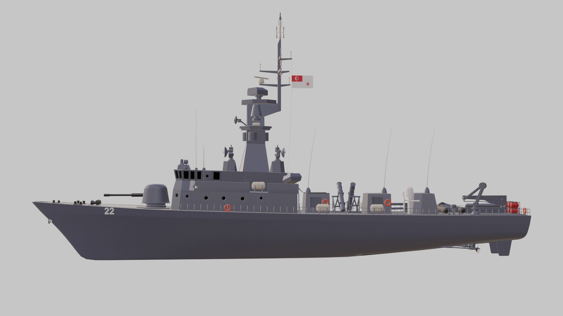 Victory-class Missile Corvette Model - TurboSquid 2248804