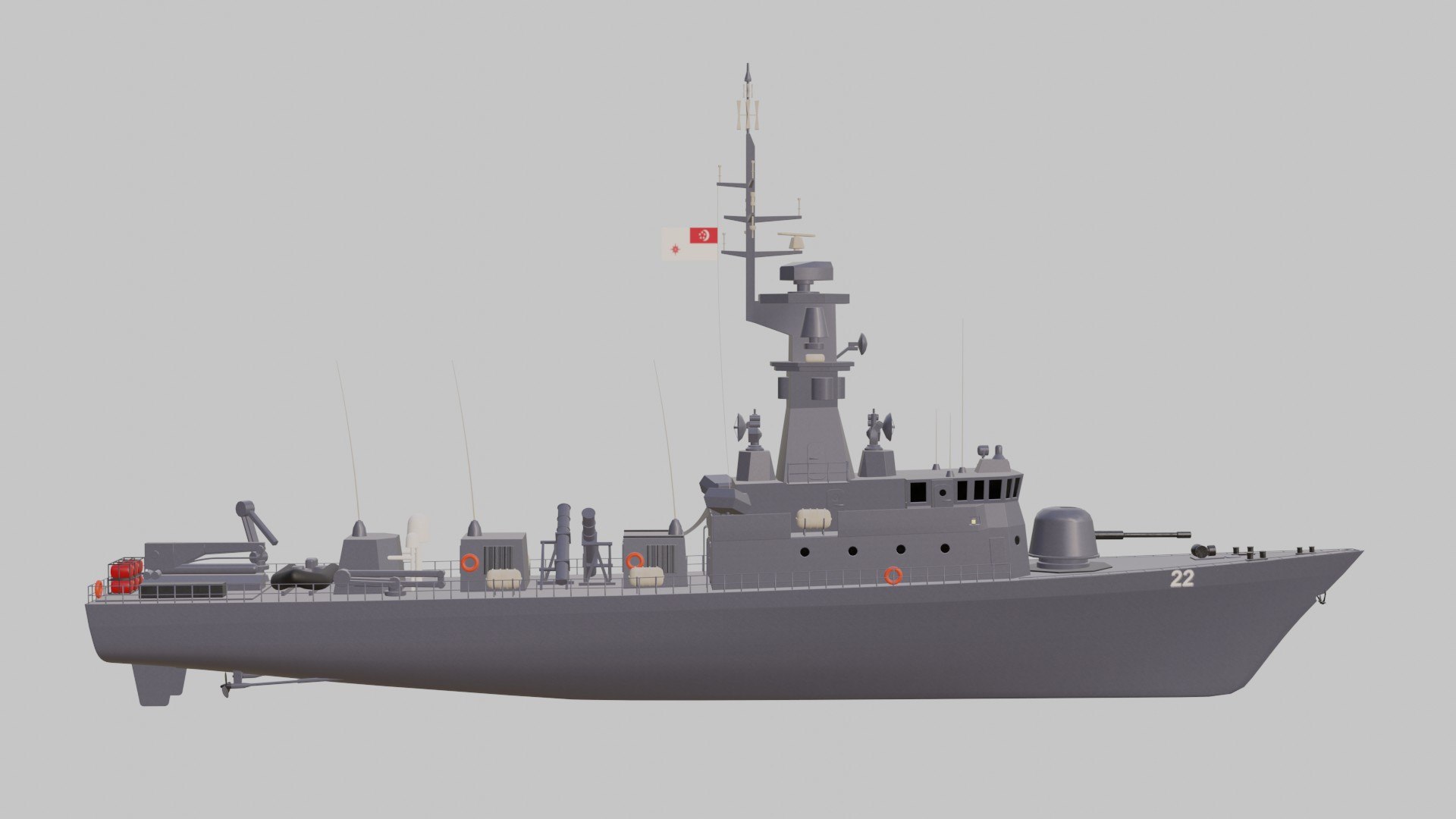 Victory-class Missile Corvette Model - TurboSquid 2248804