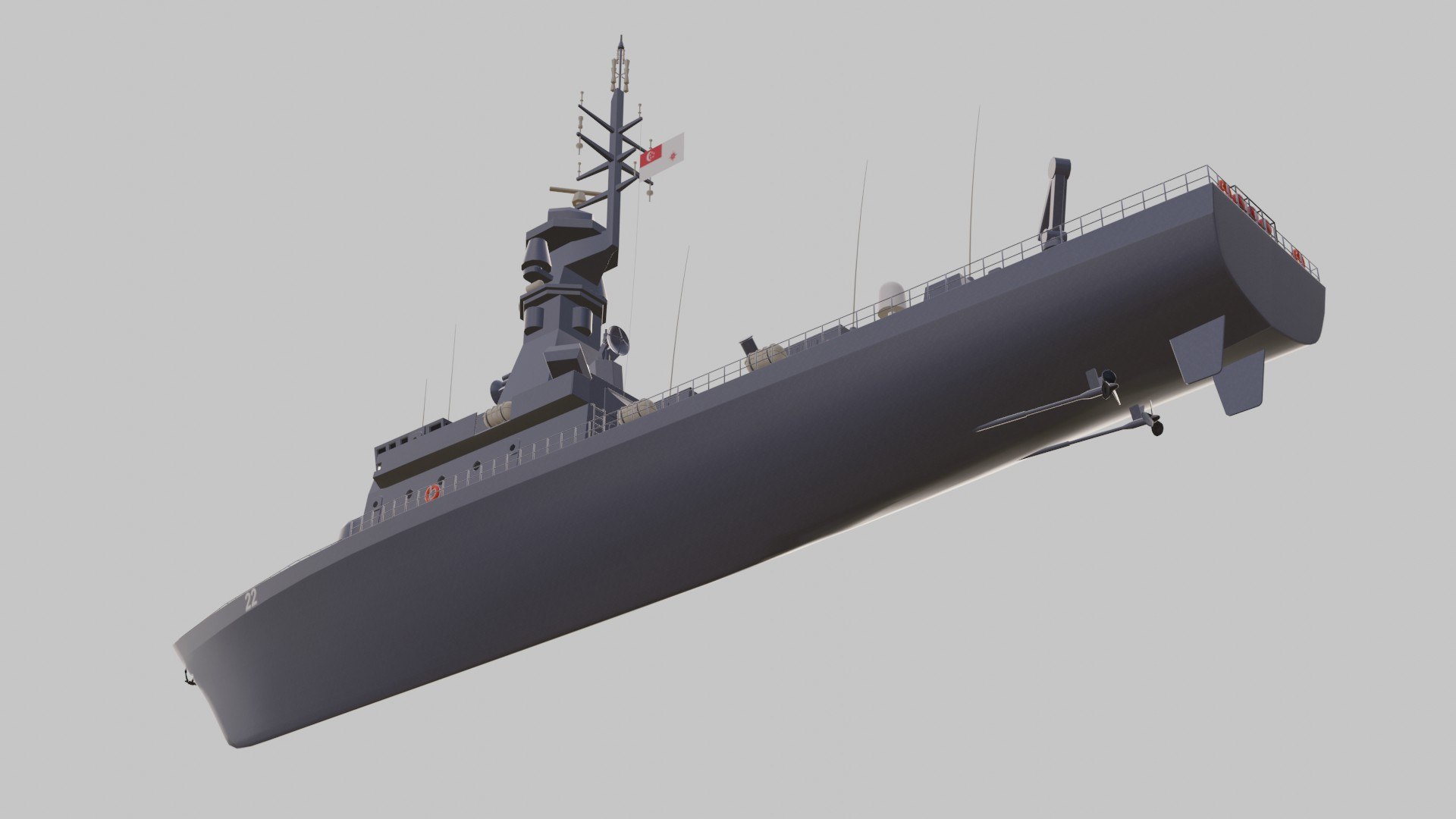 Victory-class Missile Corvette Model - TurboSquid 2248804