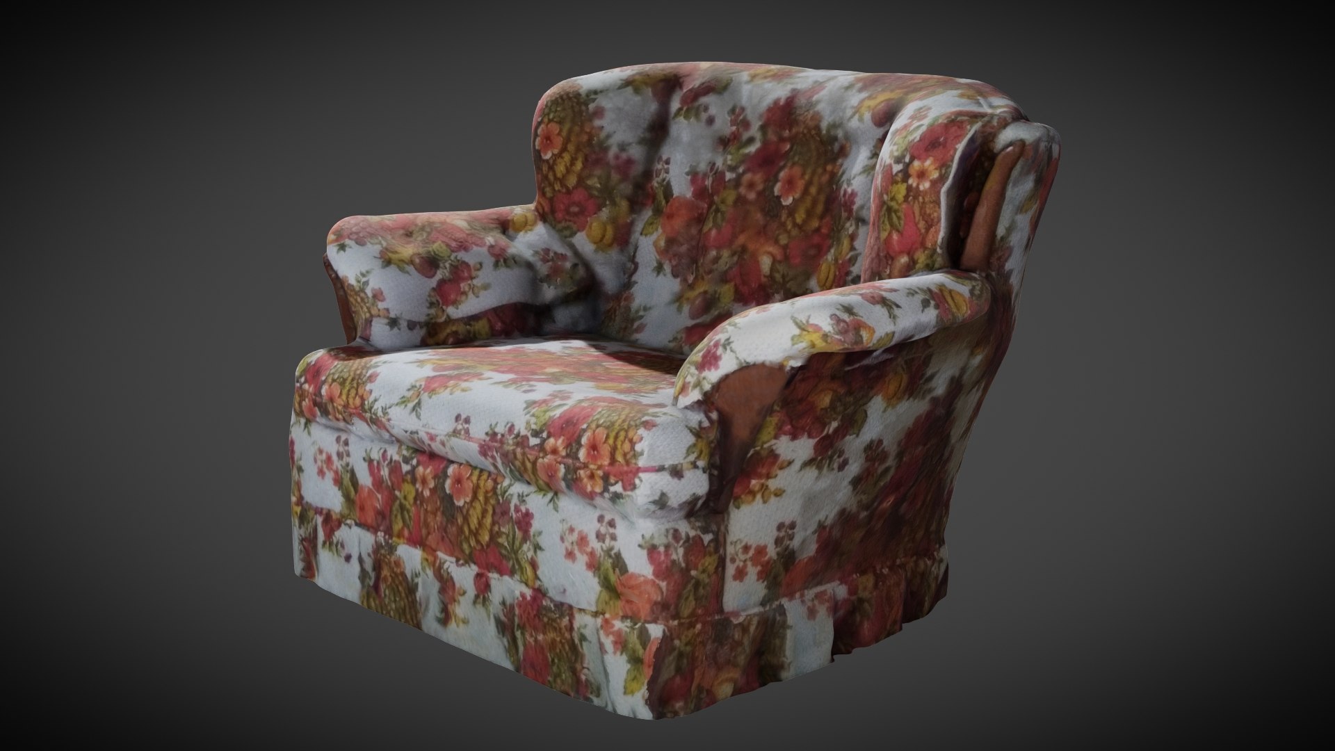 Grandmas Ugly Chair 3D Model - TurboSquid 1963600