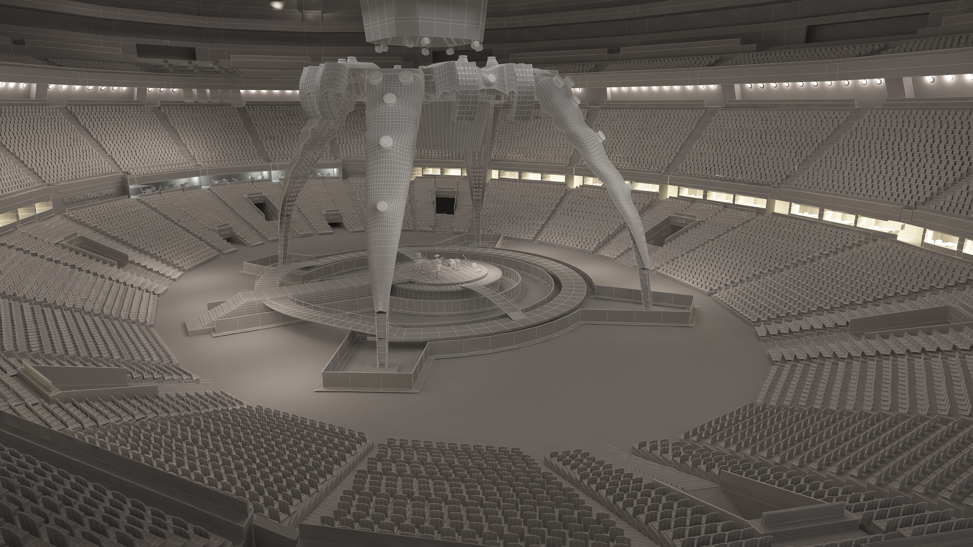 3D Concert Stadium 3D model - TurboSquid 1866726