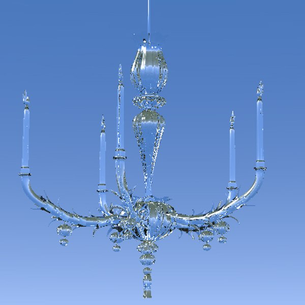 3d model crystal light