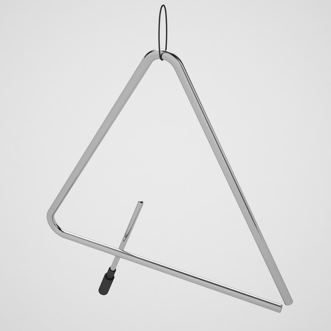 3d Model Music Triangle