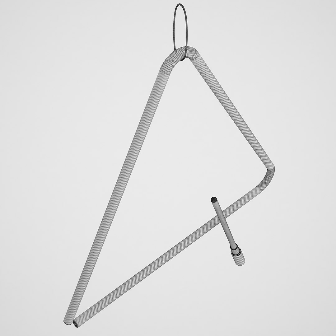 3d Model Music Triangle