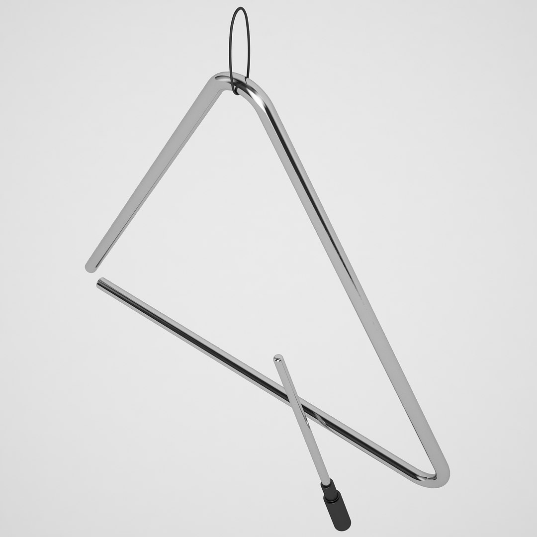 3d Model Music Triangle