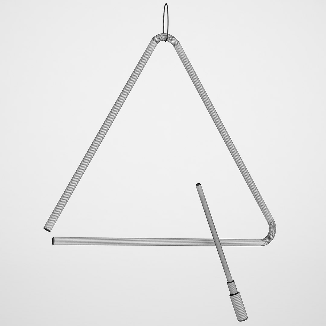 3d Model Music Triangle