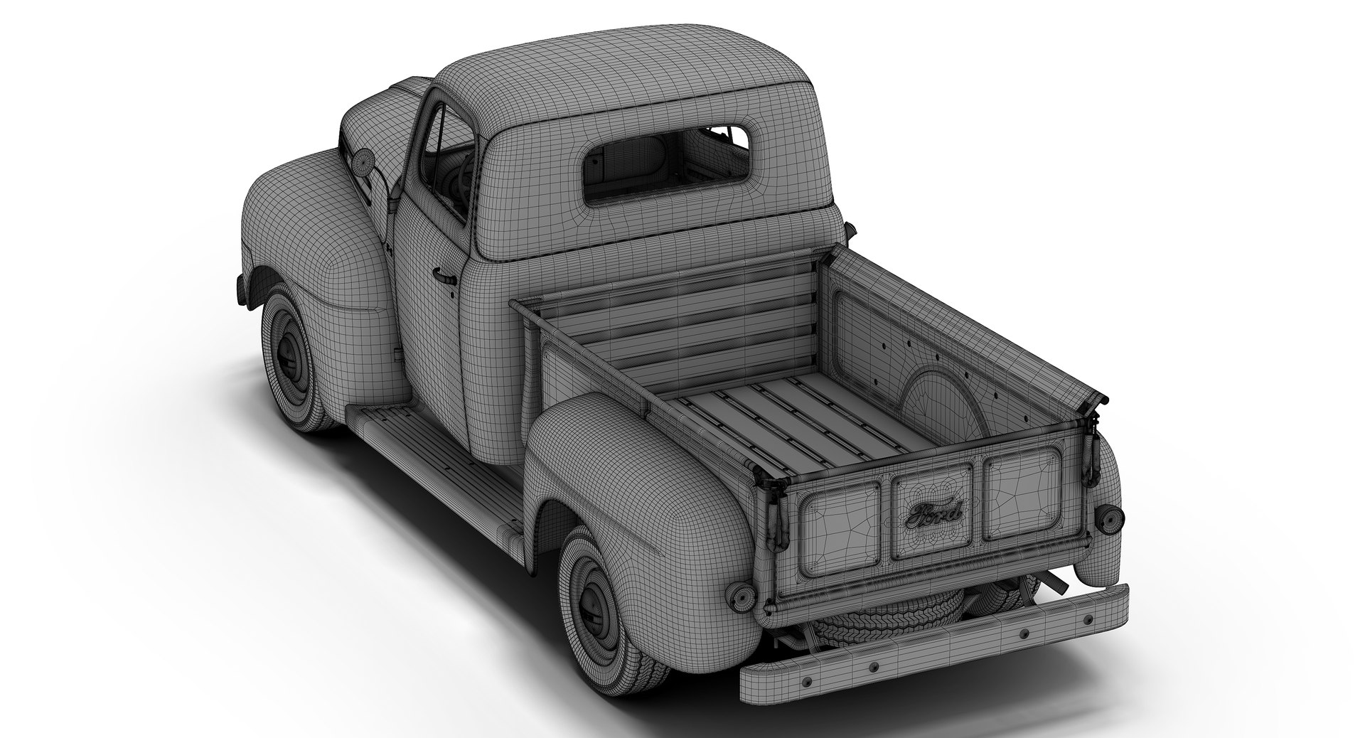 3D Ford F-1 - TurboSquid 1722296