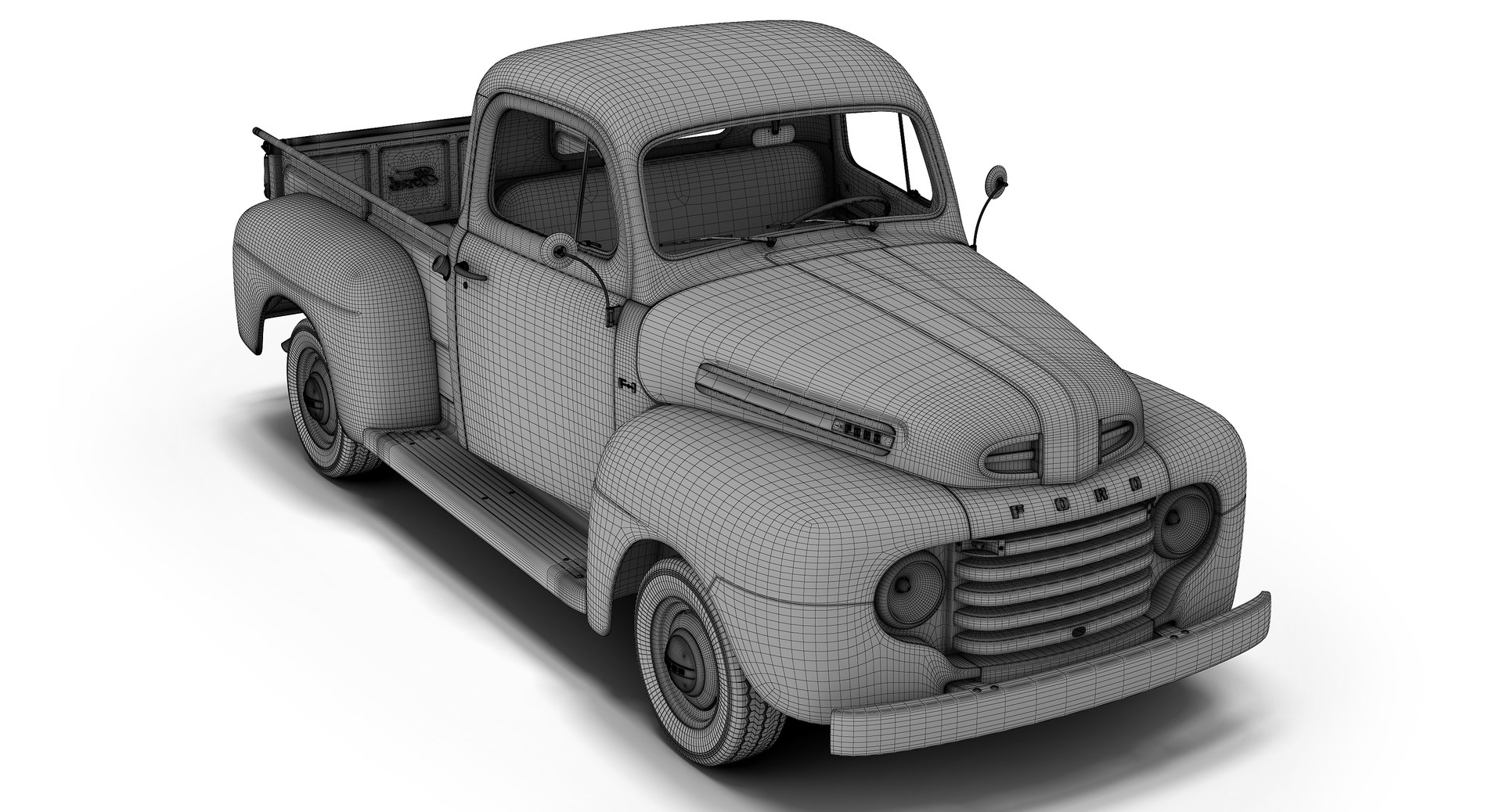3D Ford F-1 - TurboSquid 1722296