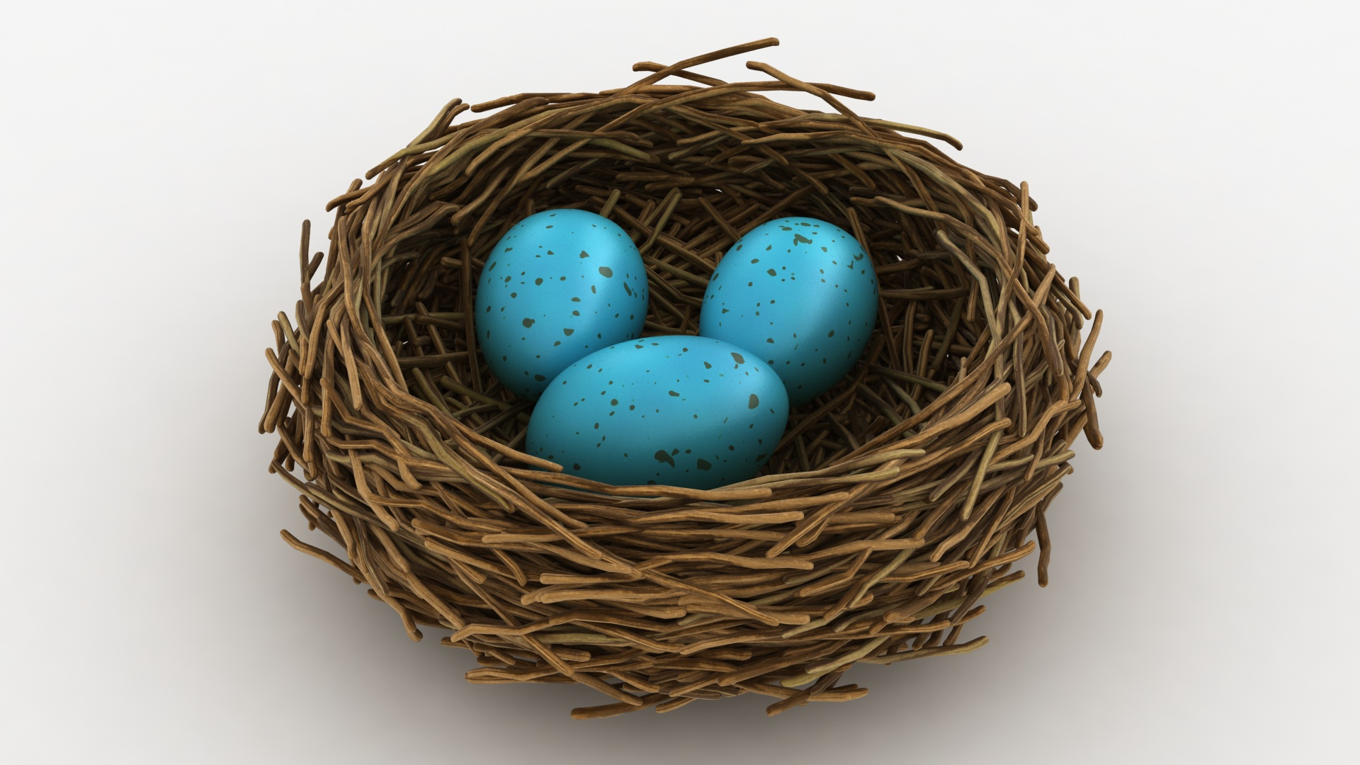 Realistic Bird Nest 03 3D Model - TurboSquid 1561424