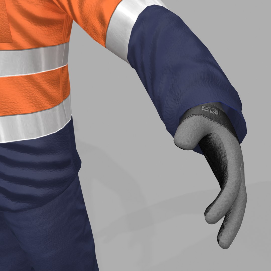 Safety Worker 3D - TurboSquid 1347435