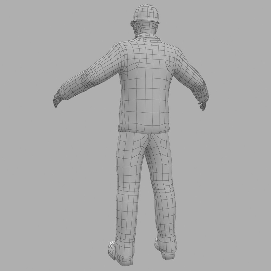 Safety worker 3D - TurboSquid 1347435