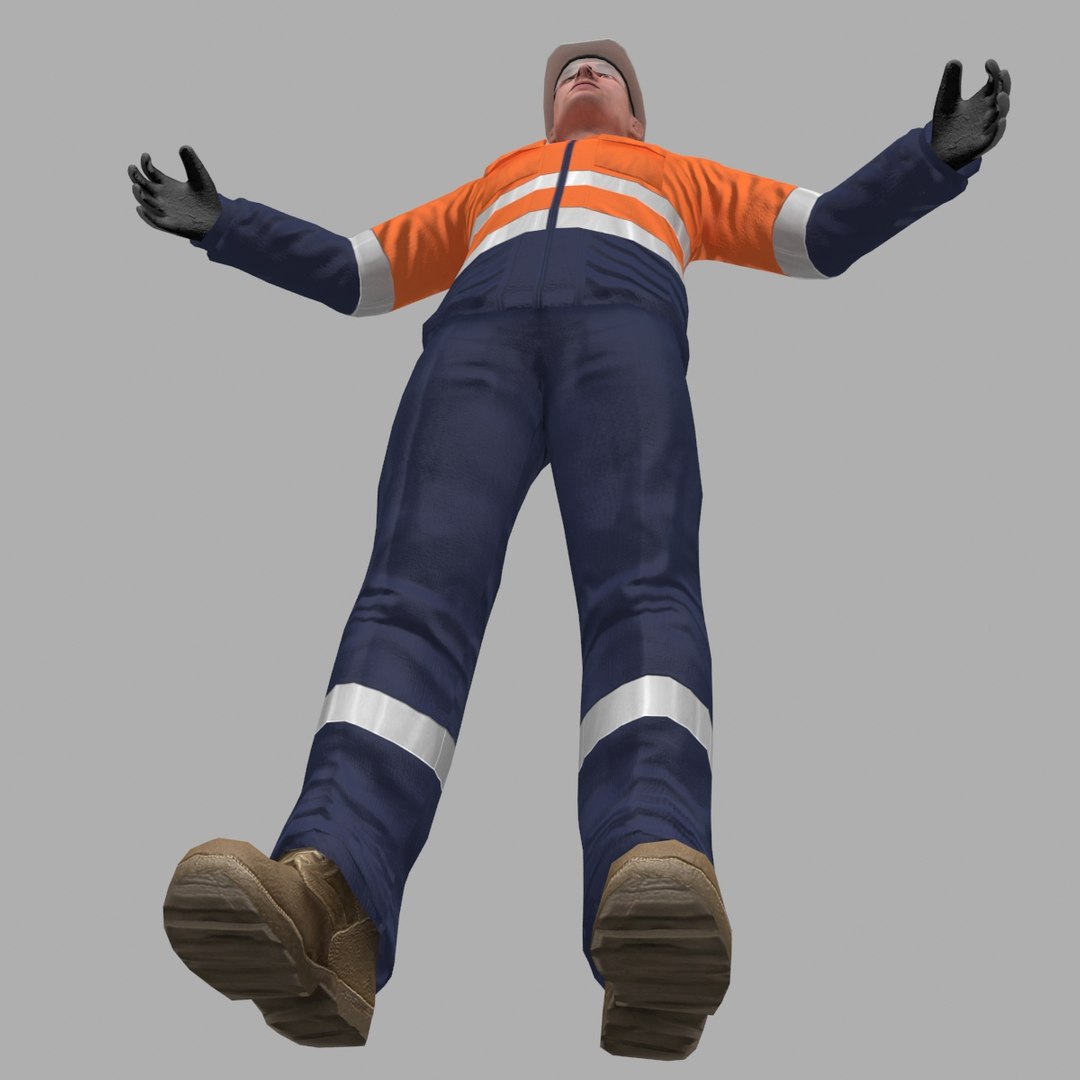 Safety Worker 3D - TurboSquid 1347435