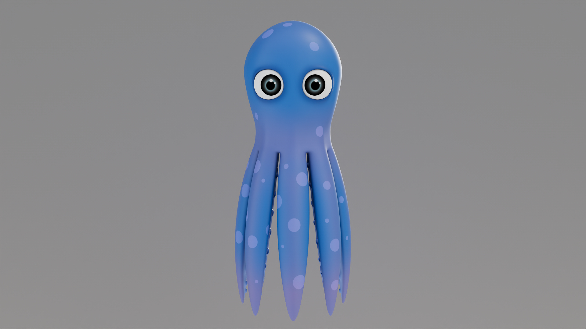 Rigged Cartoon Octopus 3D Model - TurboSquid 2236200