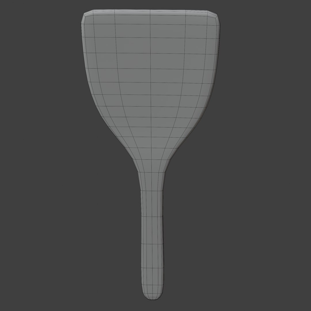 Wooden spatula 3D model - TurboSquid 1739756