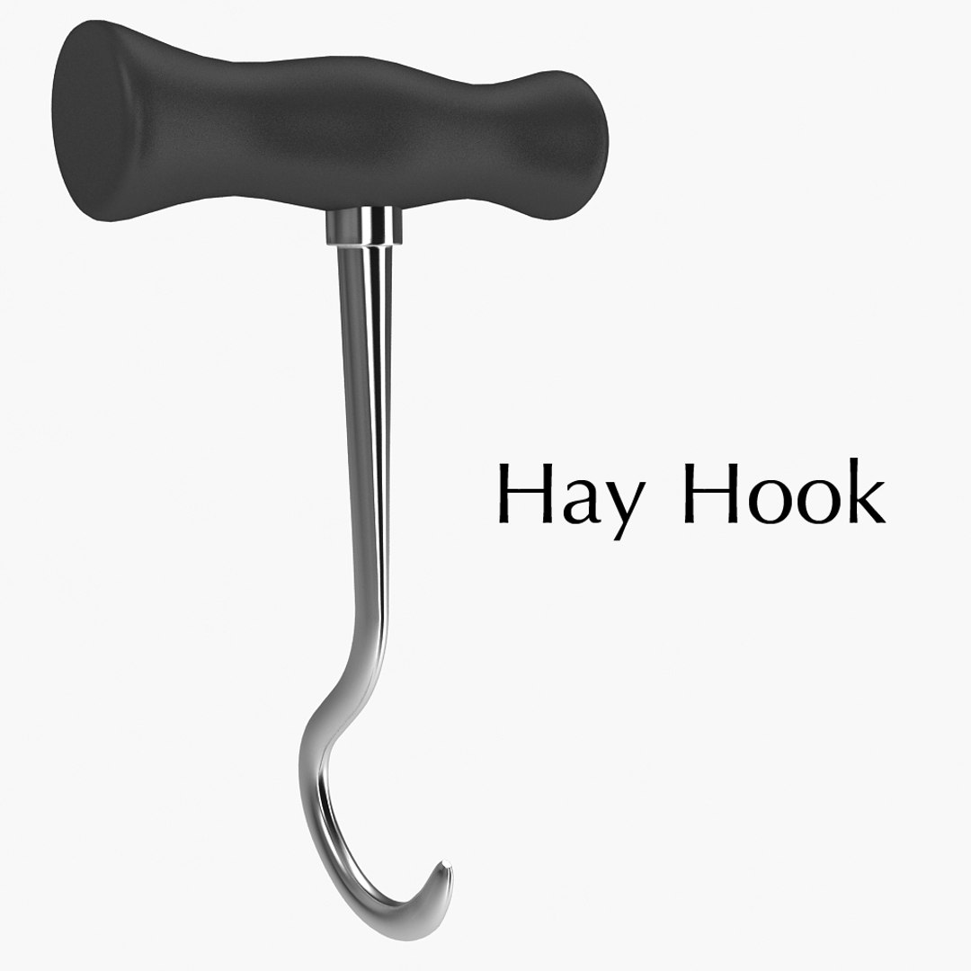 3d model hay hooks