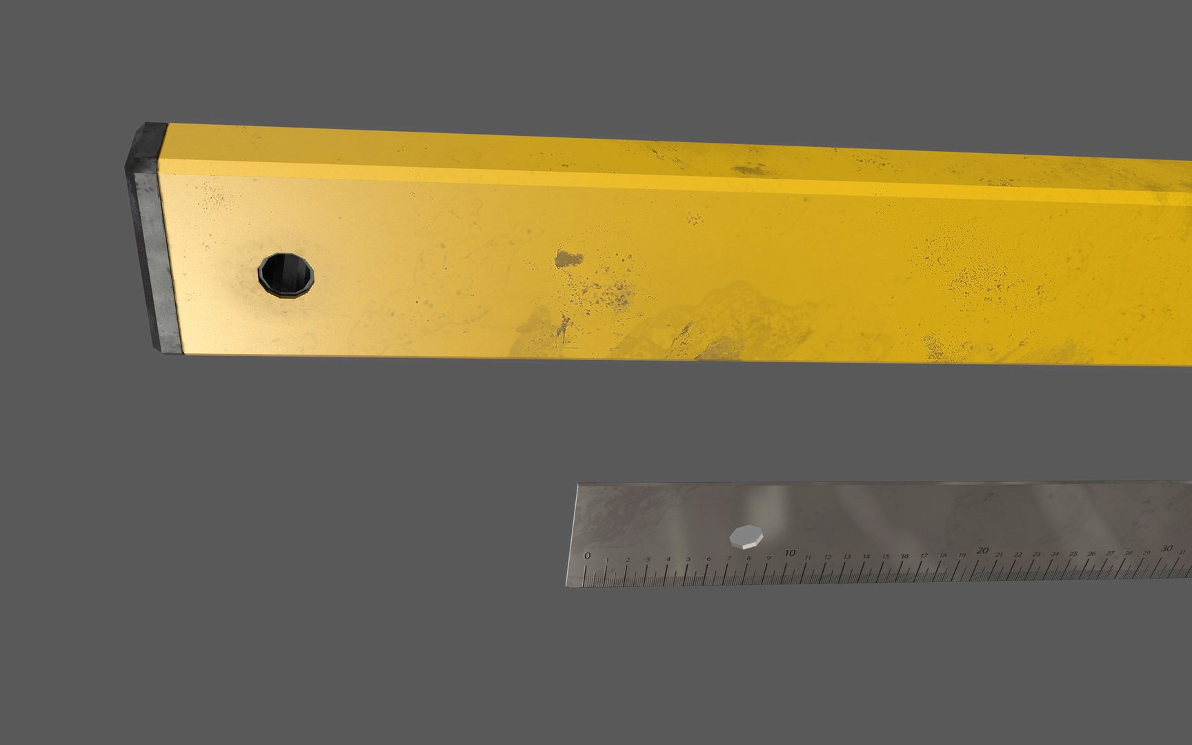 3D Spirit Level And Ruler Model - TurboSquid 1793462