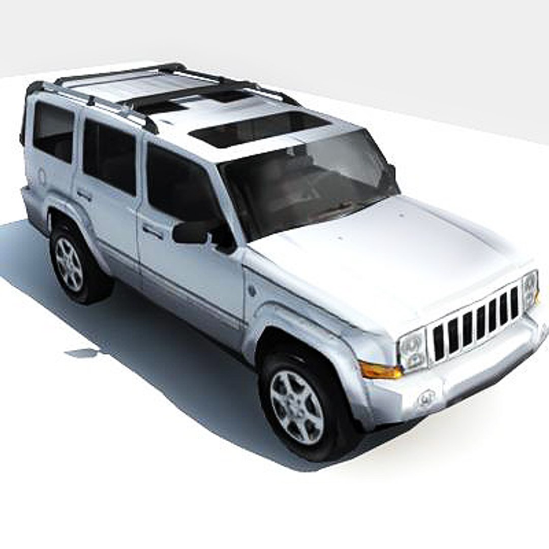 3d Model 4x4 Jeep Commander