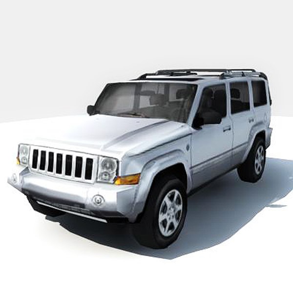 3d model 4x4 jeep commander