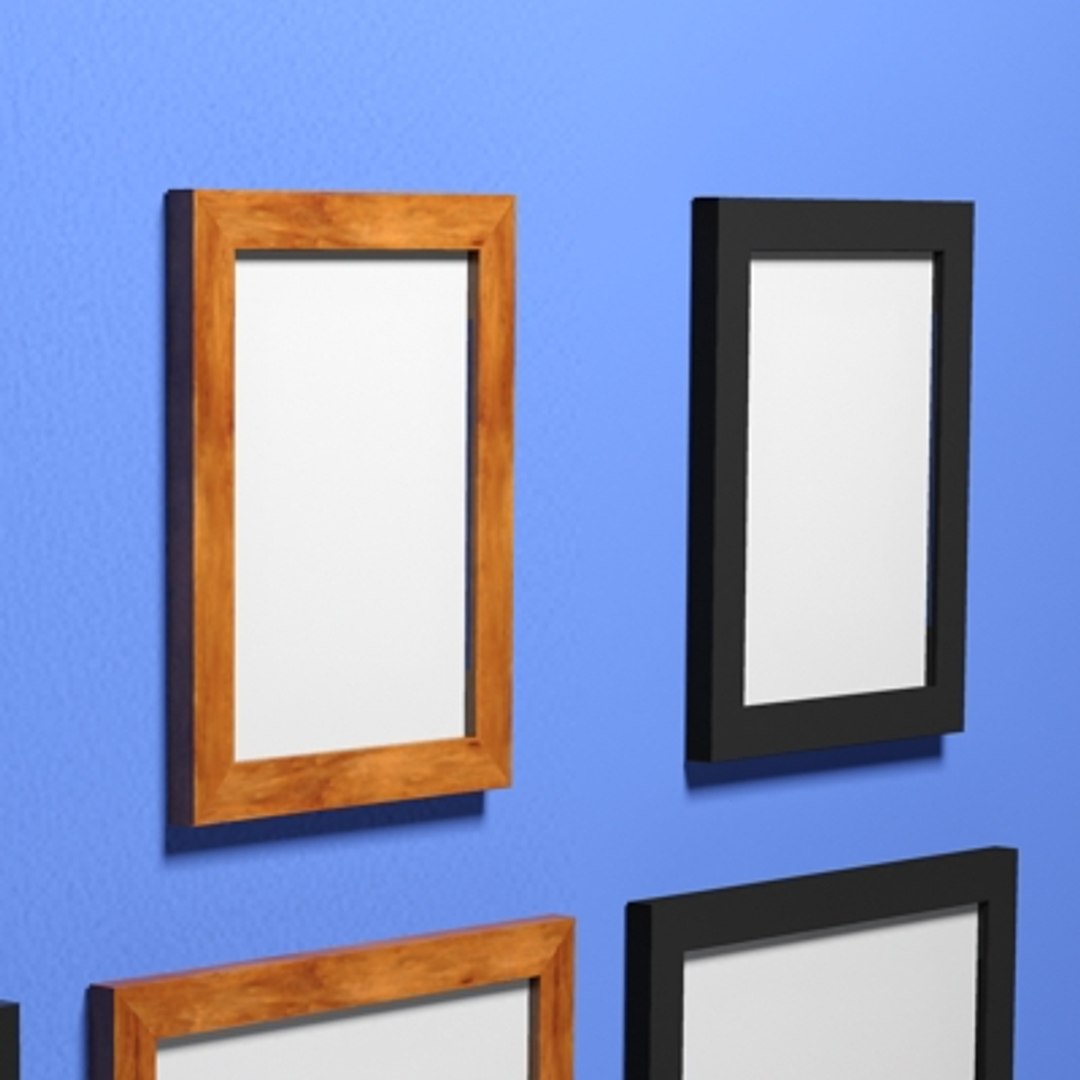 basic picture frames scale 3d max