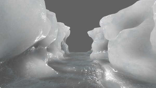 Ice canyon 3D model - TurboSquid 1213794