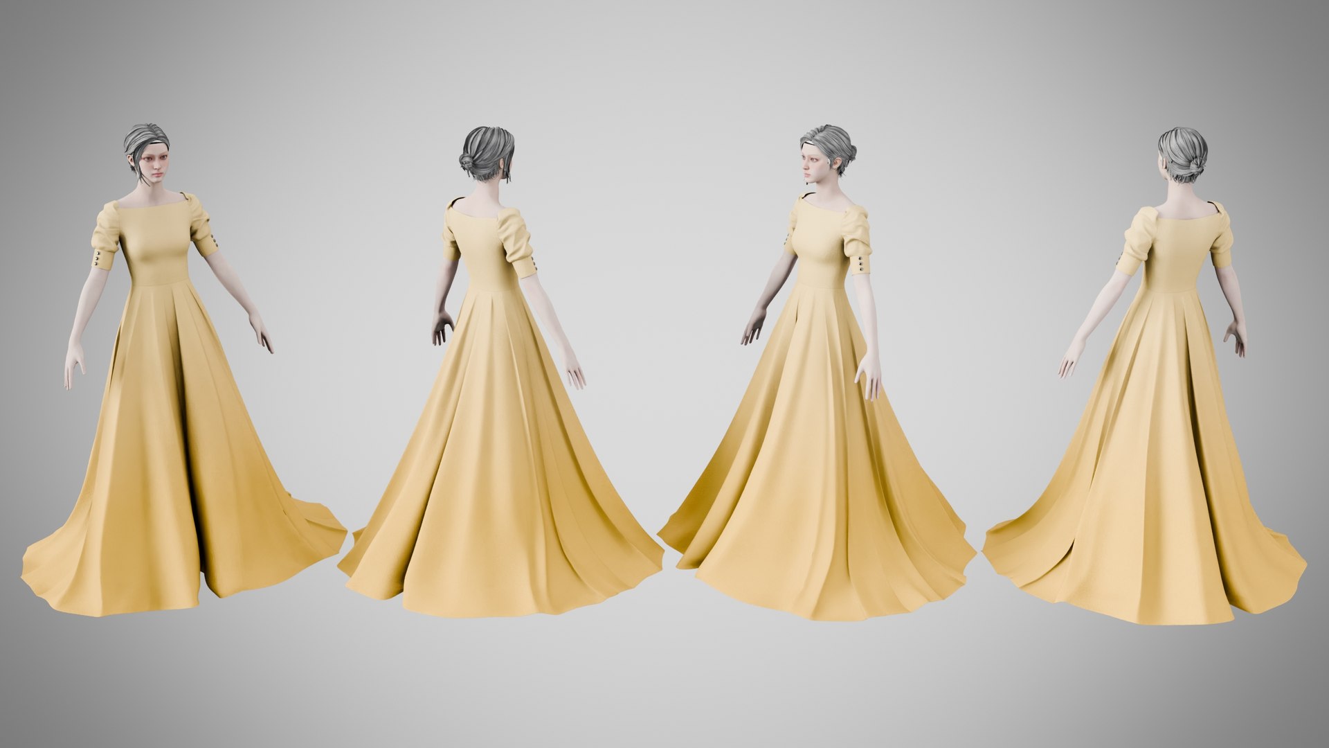 3D Dress 50 Desire Model - TurboSquid 2527054