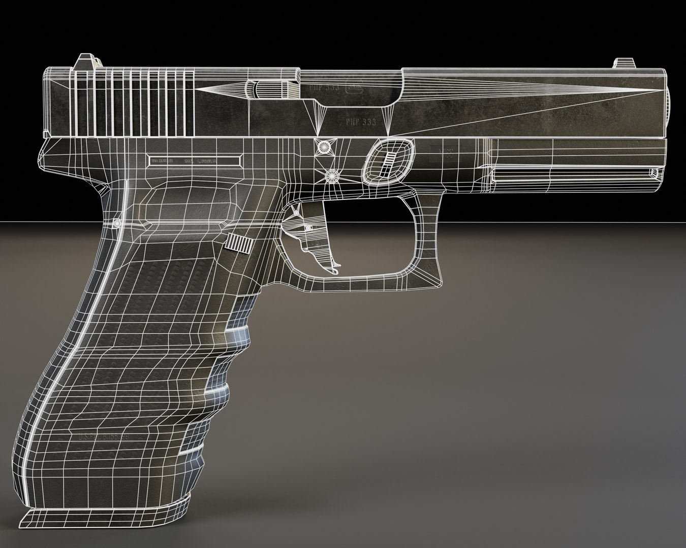 3D Glock 17 - TurboSquid 2355034