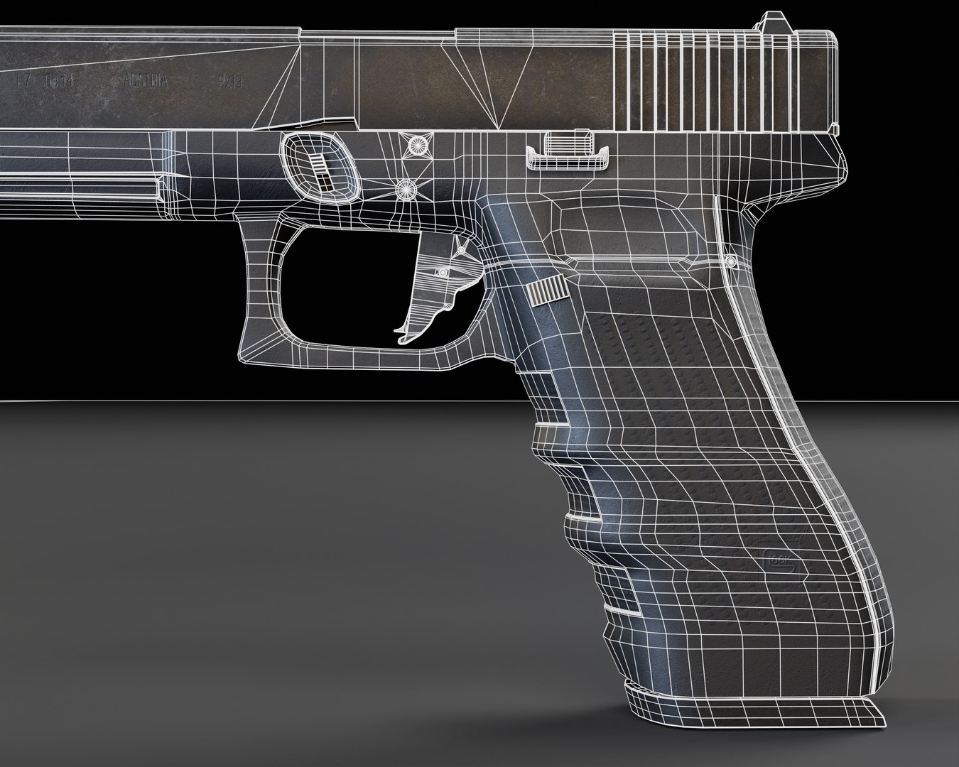 3D Glock 17 - TurboSquid 2355034