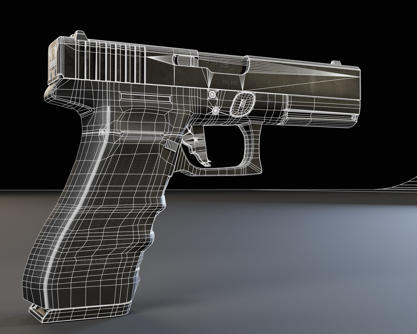 3D Glock 17 - TurboSquid 2355034