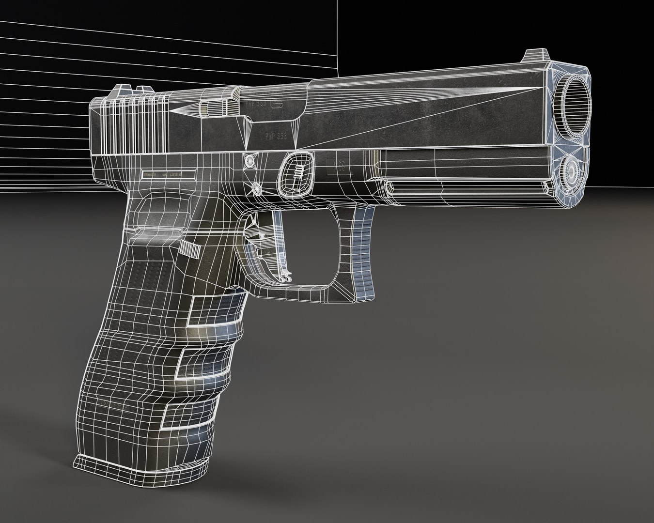 3D Glock 17 - TurboSquid 2355034