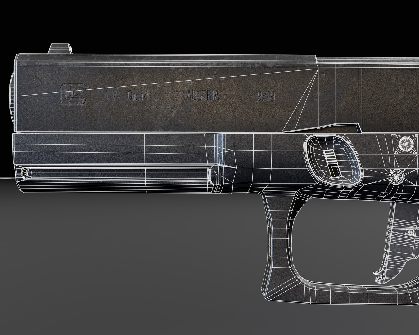 3D Glock 17 - TurboSquid 2355034